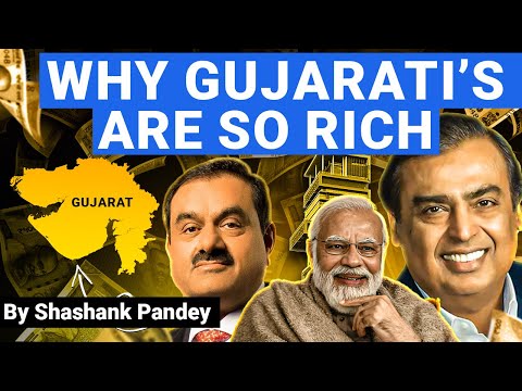 Why Gujaratis Are So Rich? What makes Ambanis, Adanis and Patels So Rich | World Affairs