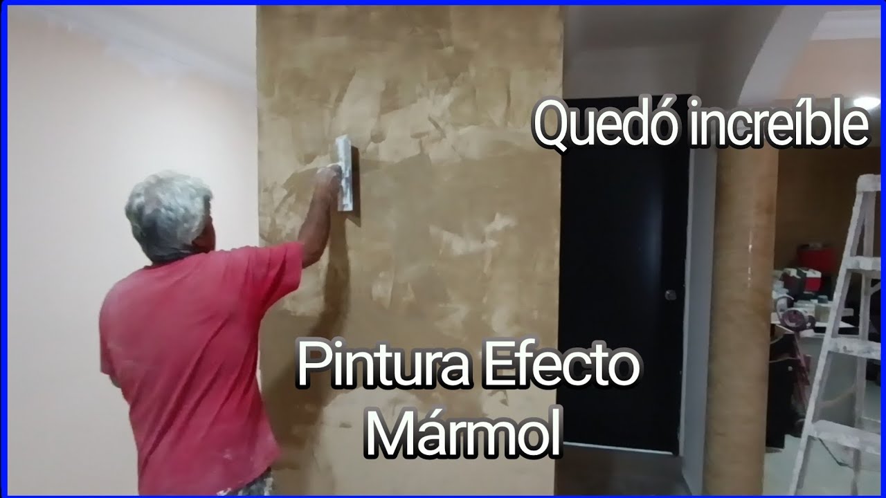 Increíble! Pinta tu muro Efecto Mármol (Tutorial)