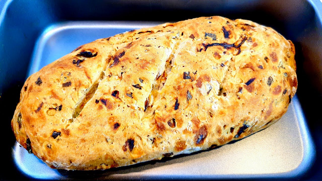 Zwiebel Käsebrot mit Schinken - Einfache Rezepte
