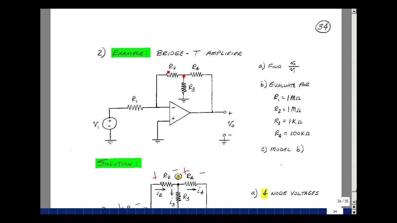 ECE201msu: Chapter 4 - Op-Amp Circuit Analysis