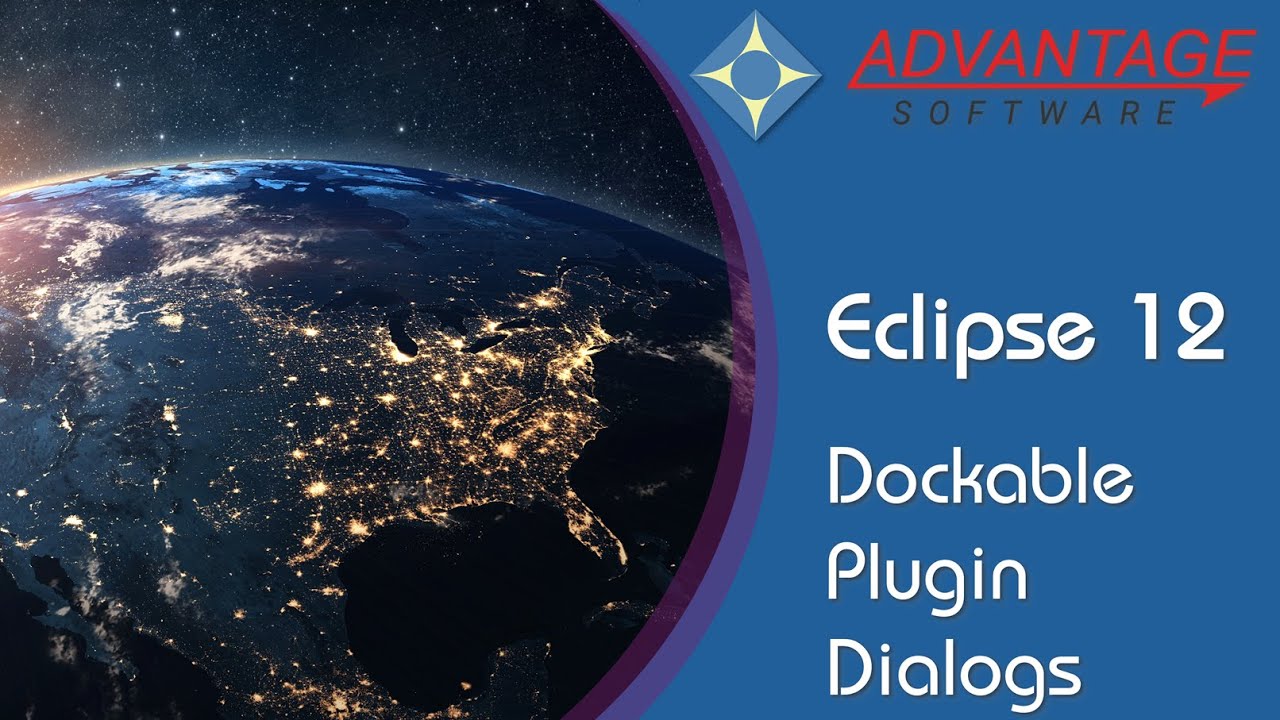 Eclipse 12 - Dockable Plugin Dialogs
