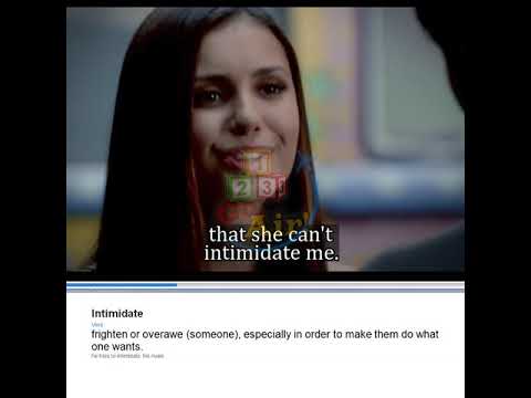 Intimidate - Meaning, Pronunciation, Illustration | Vocabulary | βοΈ πππ ππ¨ ππ’π«!