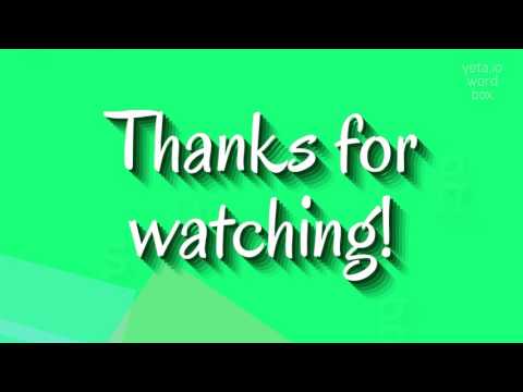 How to say "springer's"! (High Quality Voices)
