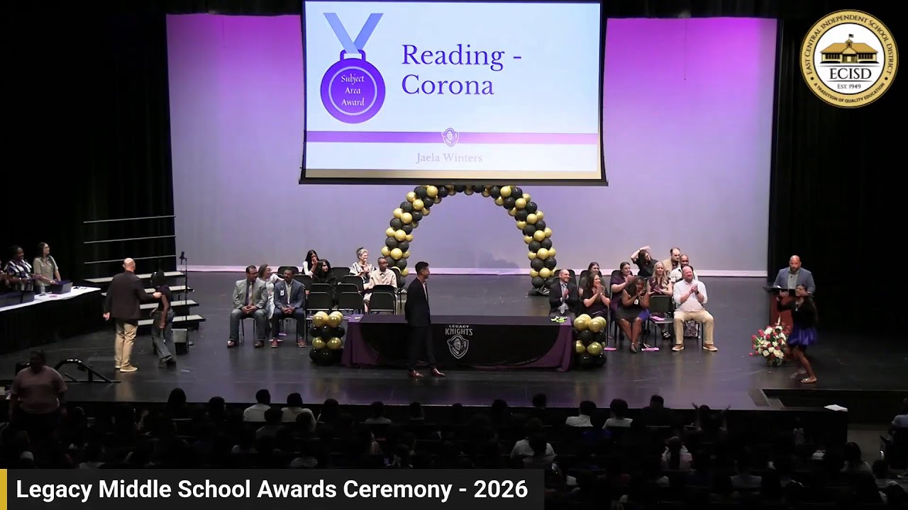 Legacy Middle School Awards Ceremony