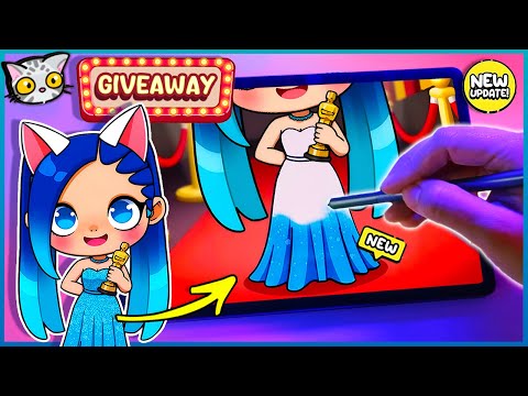 ๐จโจ I DESIGN my OWN DRESS for the RED CARPET in Avatar World! - GIVEAWAY for SUBS! ๐