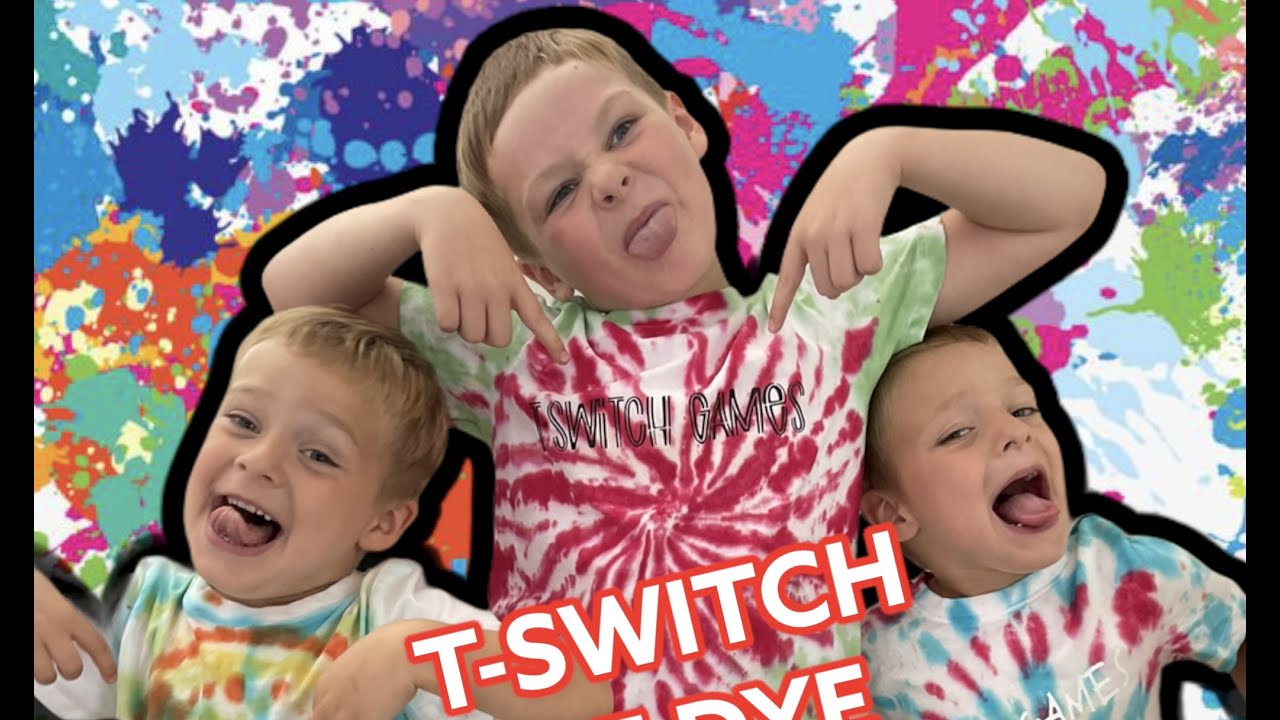 T-SWITCH GAMES Unspeakable tie dye style t-shirts,home crafts step by step guide how to make tie dye