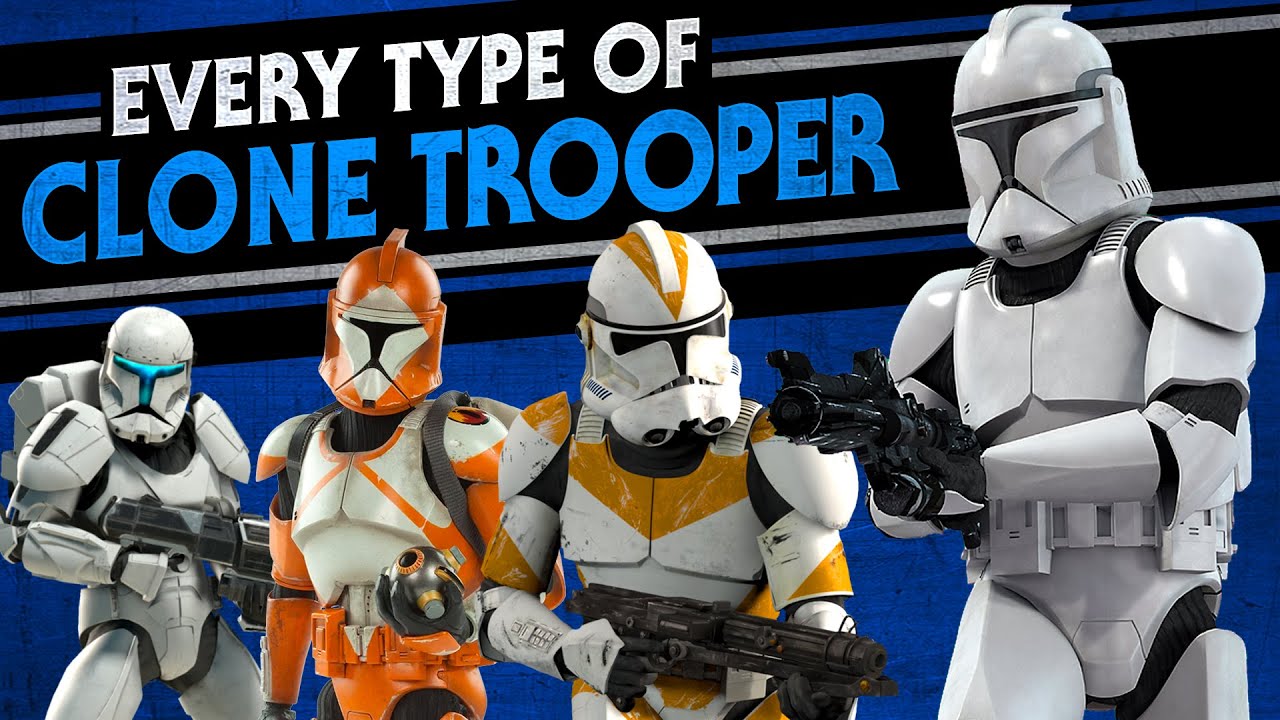 Every Clone Trooper Type in Star Wars Canon