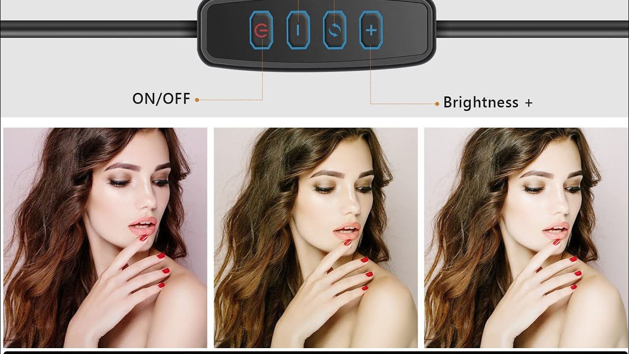 UBeesize 12’’ led Ring Light with Tripod Stand and Phone Holder, SelfieRing Light for Video #ajc #ok