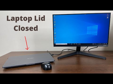 How to Close Laptop Lid but Still Work on The Monitor