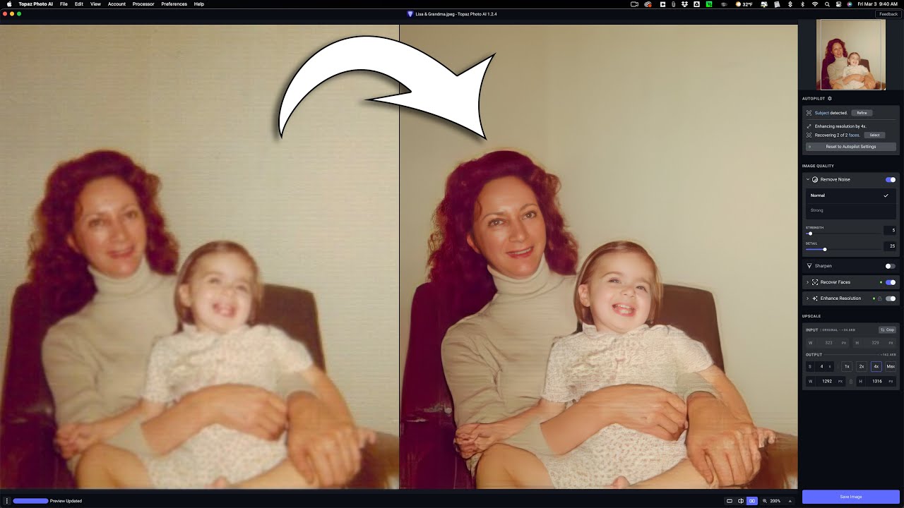 Request for AI to repair old photographs - General - Topaz Community