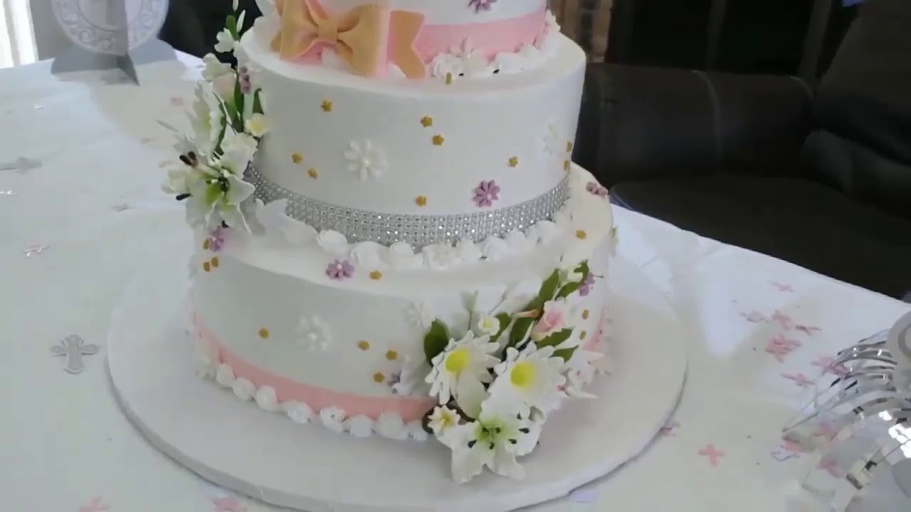 Bello Pastel Para Bautizo | Antojitos de Mamá