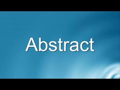 Abstract Meaning | E-Dictionary
