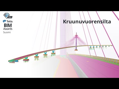 Kruunuvuorensilta - Tekla BIM Awards Suomi 2024
