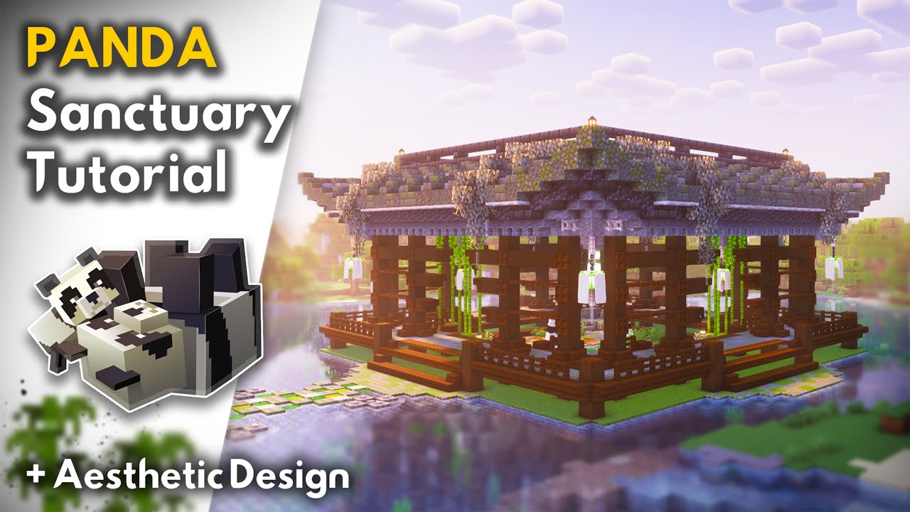 PANDA SANCTUARY Tutorial | Minecraft Tutorial | Java & Bedrock