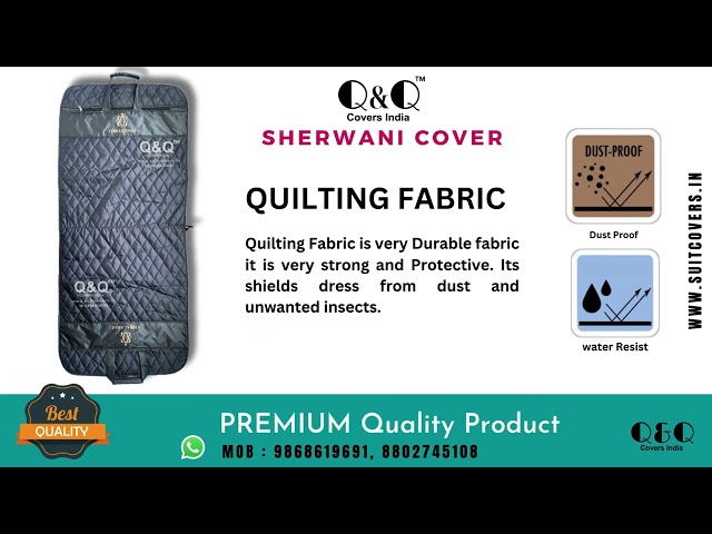 Sherwani Cover - Quilting sherwai cover Trader - Wholesaler / Distributor from New Delhi