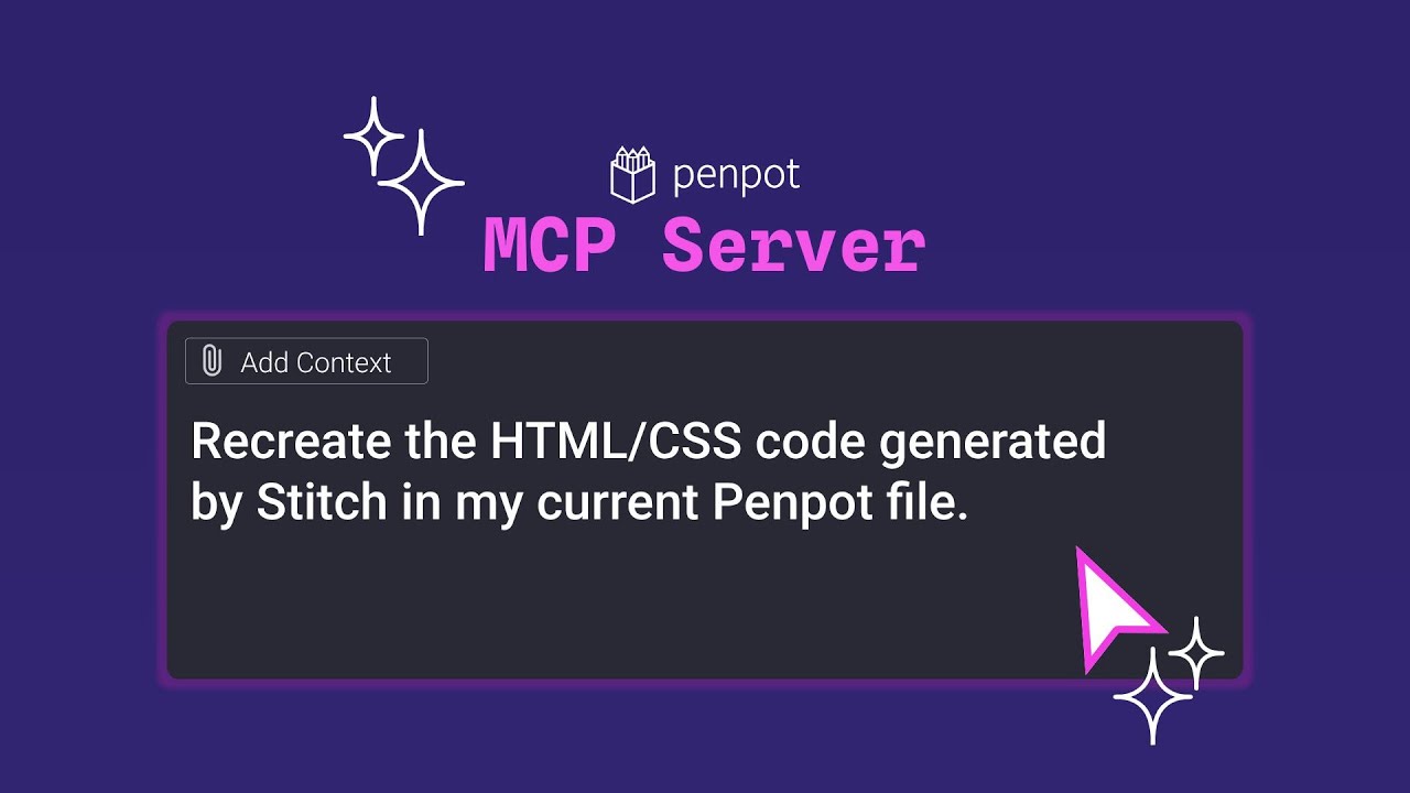 Penpot MCP Server | Stitch to Penpot