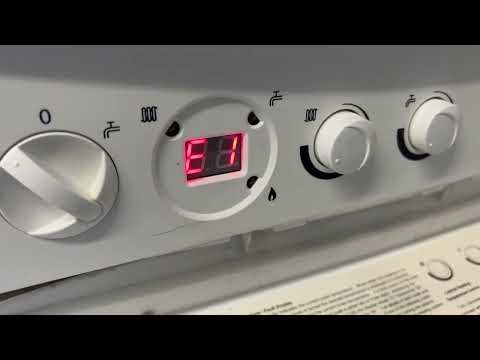 What does an E119 fault on a Baxi or Potterton boiler mean?