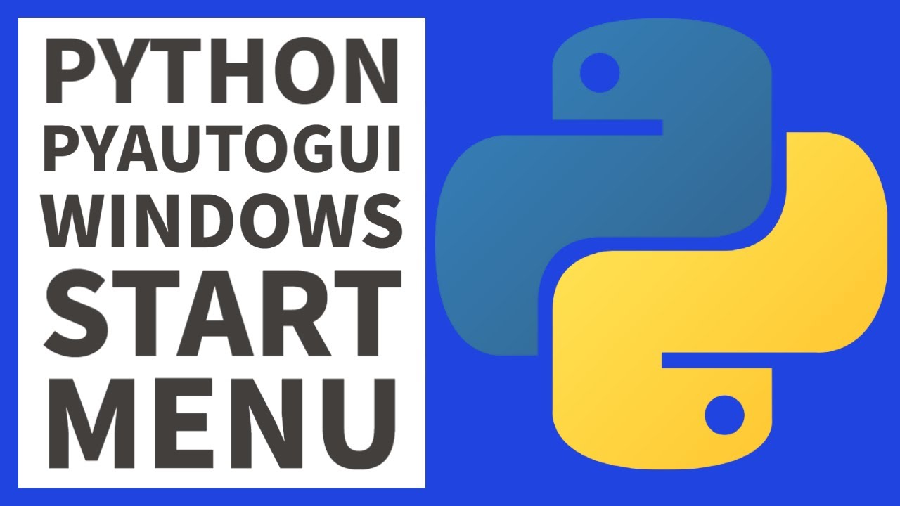 Python Programming - Pyautogui Windows 10 2023