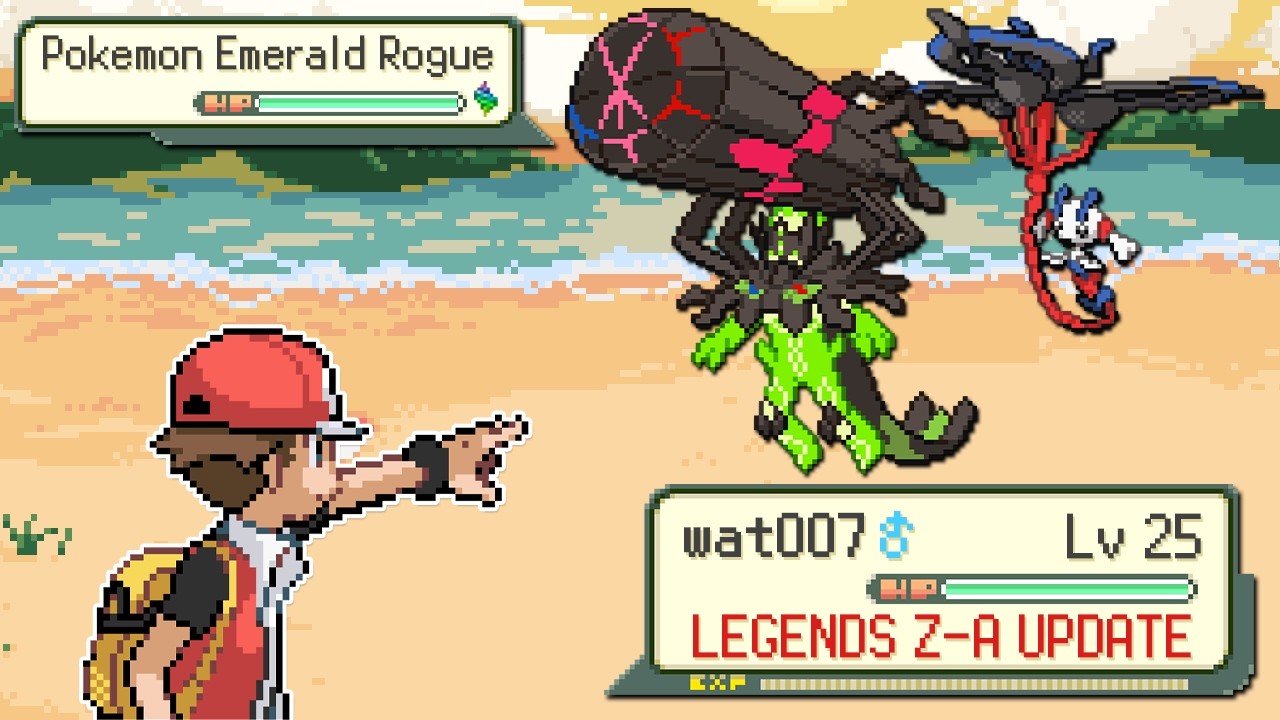 They Added Legends Z-A into Pokemon Emerald Rogue