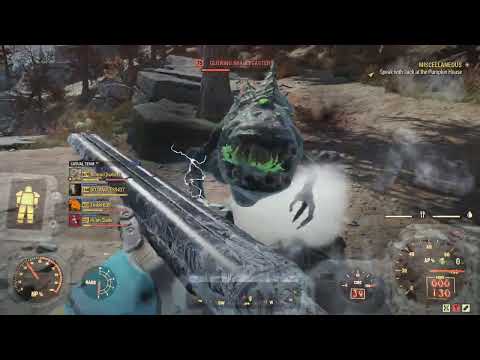 Fallout 76 - Kill a Glowing Cryptid with the Cold Shoulder (0/1) - Daily Challenge