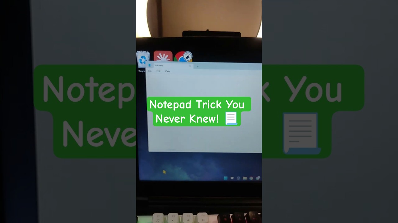 Notepad Trick You Never Knew! | Windows Productivity Secret 🚀