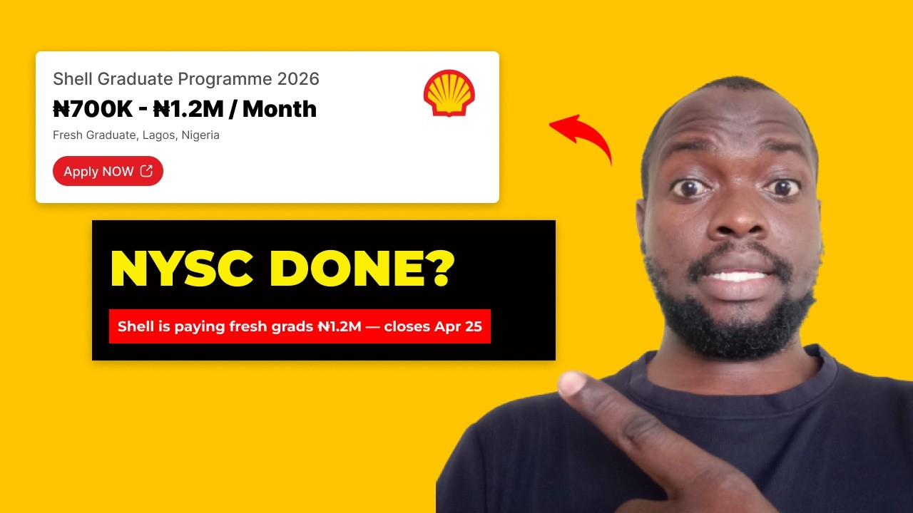 Shell Is Paying Nigerian Fresh Graduates ₦1.2M/Month