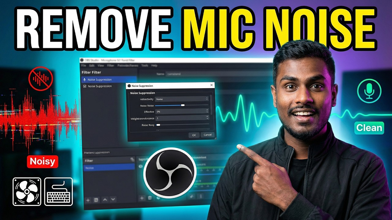 How to Remove Background Noise in OBS Studio (Best Free Denoiser Plugin)
