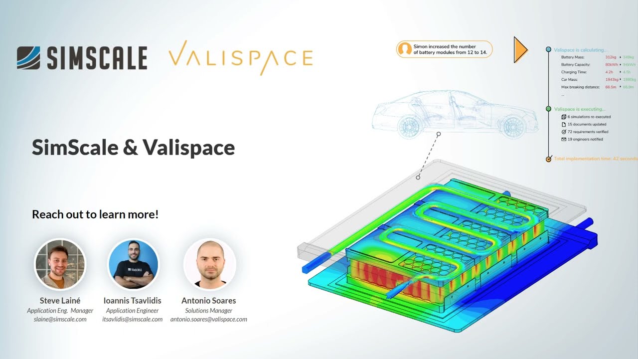 SimScale-Valispace Integration Overview