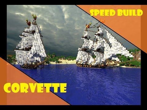 HMS Chariot | Corvette style ship Minecraft Map