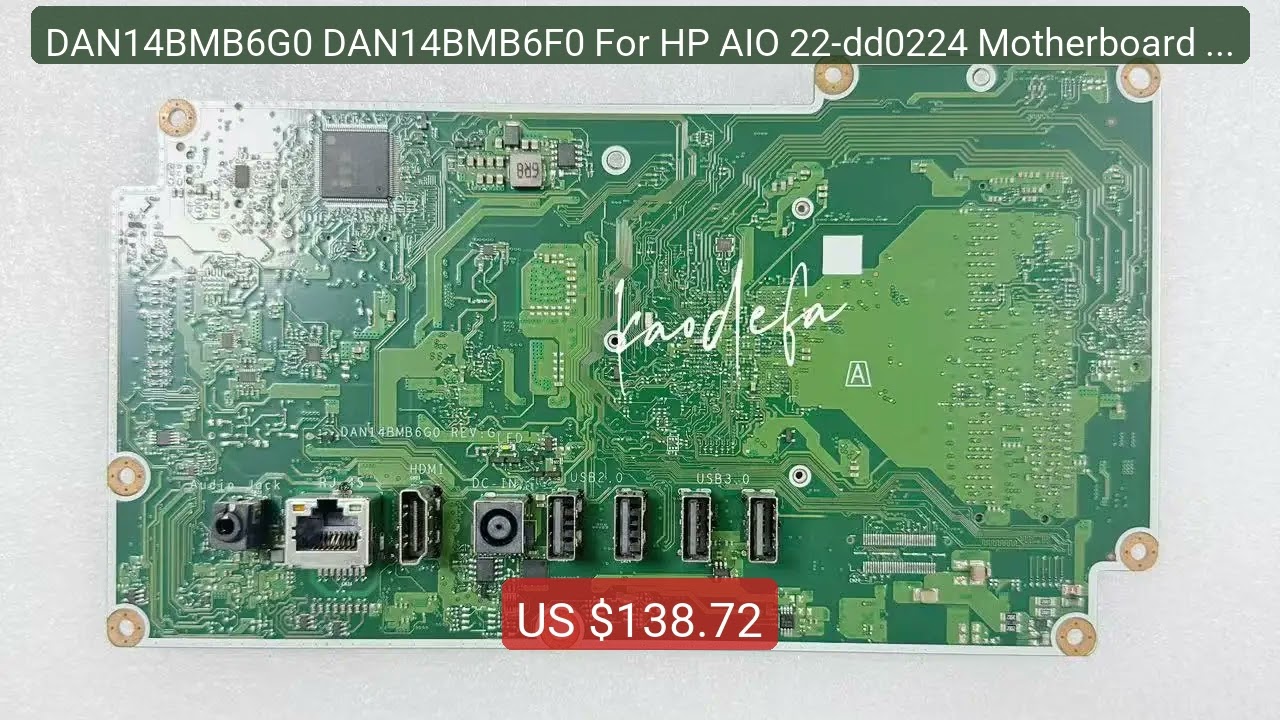 DAN14BMB6G0 DAN14BMB6F0 For HP AIO 22-dd0224 Motherboard CP... — Top Pick 2026 | Unbeatable Price!