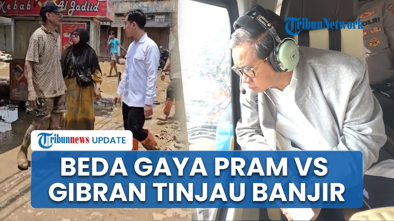 Tersorot Beda Gaya Blusukan Tinjau Banjir: Pramono Naik Heli Vs Gibran ...