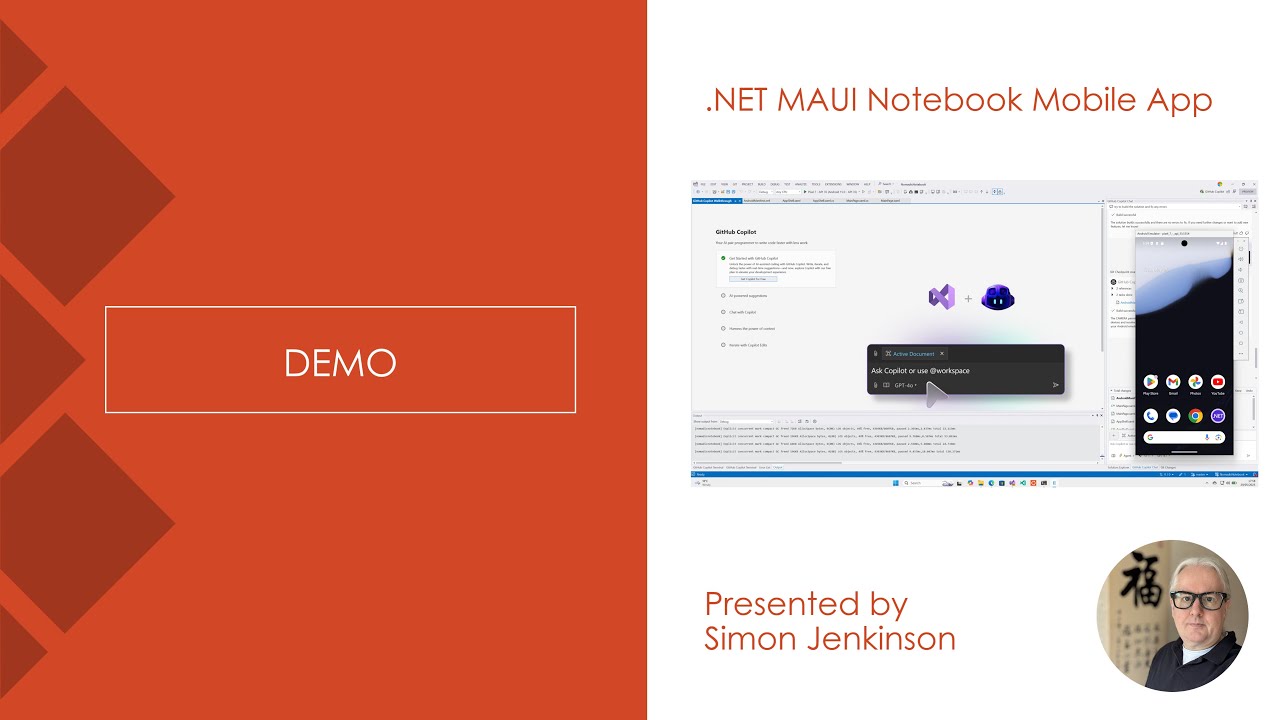 .NET MAUI Notebook Mobile App using ChatGPT and GitHub Copilot to Vibe Code