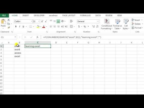 How to Return a Value If a Cell Contains a Specific Text in Excel