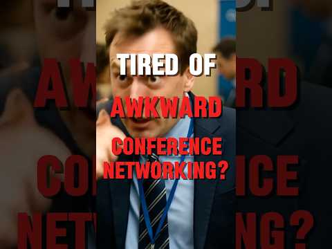 ONE Simple Trick to Instantly Improve Your AI Conference Networking (20% OFF Code Inside) #shorts