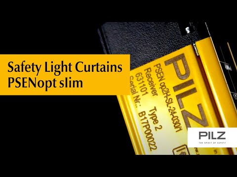 PSENopt slim - Small Light Curtain, High Level of Safety | Pilz