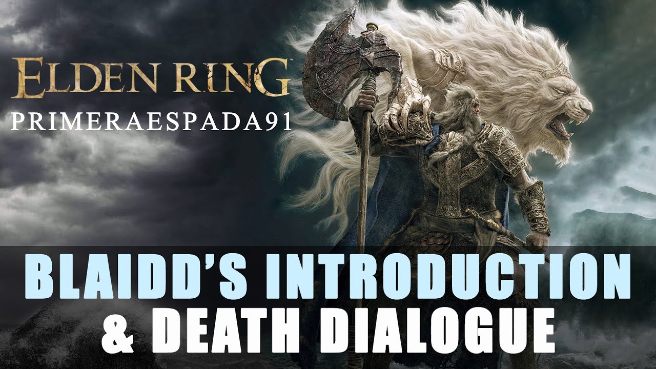 Elden Ring: Blaidd Introduction and Death Dialogue