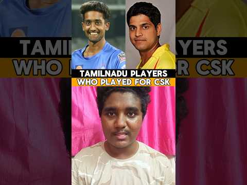 TAMIL NADU PLAYERS WHO PLAYED FOR CSK IN IPL! #cricket #ipl #csk #tn
