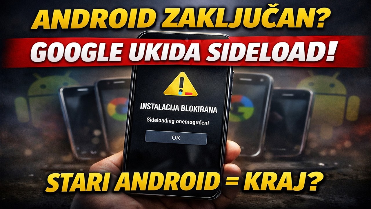 Google ZAKLJUČAVA Android – više NEMA instalacije aplikacija mimo Play Store-a? | Techcode
