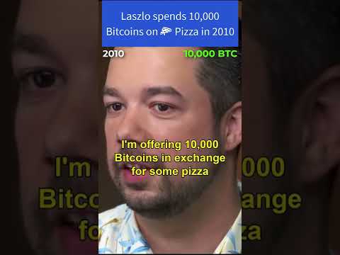 Guy Spends 10,000 Bitcoins in 2010 on TWO Pizzas! 😮 #bitcoinnews