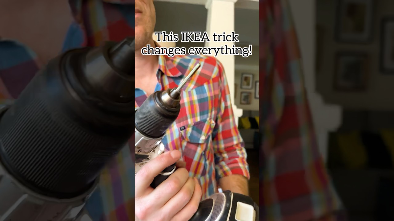 How to turn your Hex wrench into a power tool! #tools #diy #tips #hacks #ikea