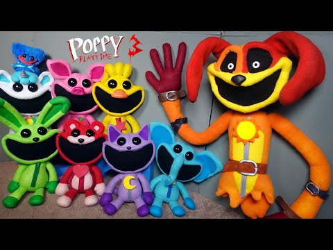 All Poppy Playtime 3 - DOGDAY, MONSTER CATNAP, HUGGY - Boss Fight - FULL Gameplay (Smiling Critters)