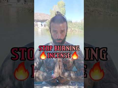 STOP BURNING 🔥INCENSE🔥, RIGHT?? #incense #spiritual #God #fire #spirituality #incenseburner incense