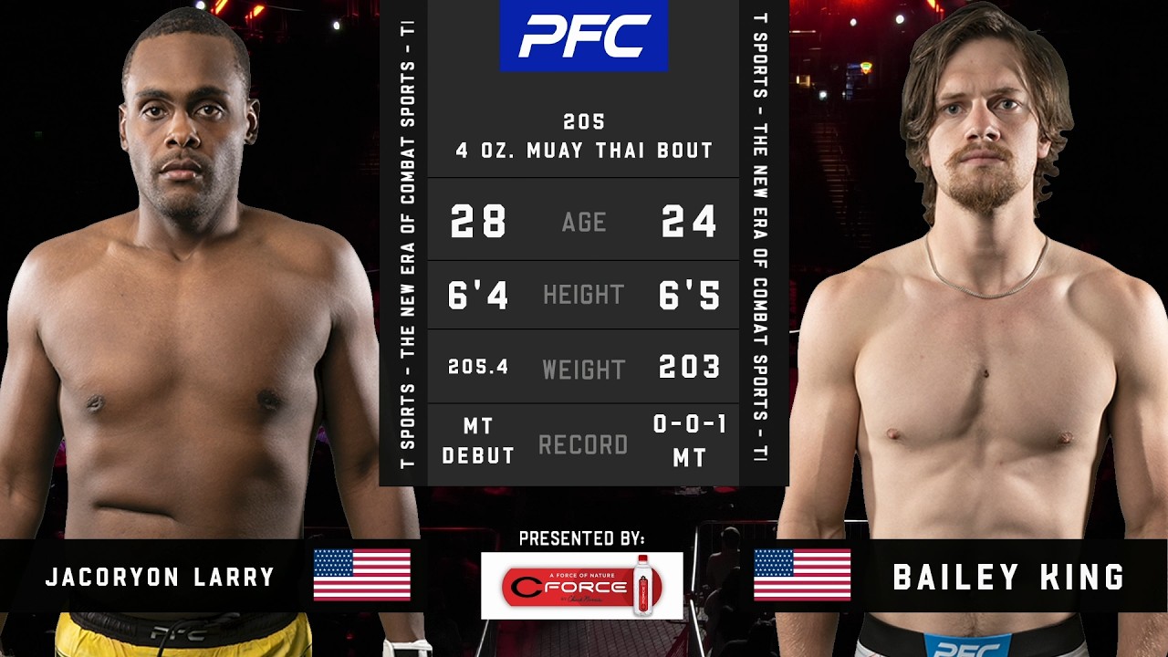 4oz. Muay Thai | Jacoryon Larry VS Bailey King (Full Fight)