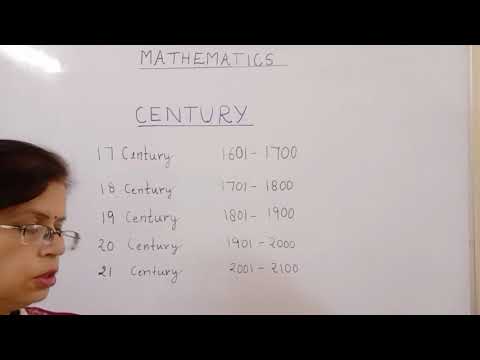 How to calculate Century by given year.