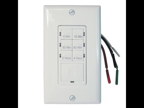 UTILITECH TIMER SWITCH FOR BATHROOM OR OUTSIDE LIGHTS