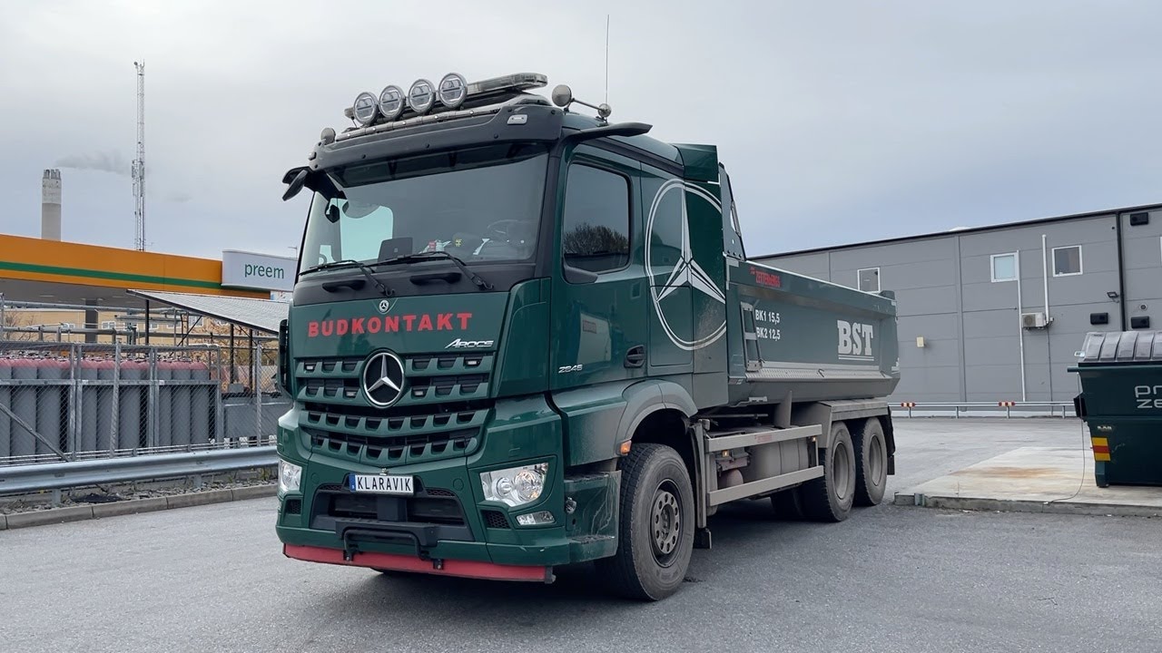 Lastbil Mercedes-Benz Arocs 2846, Stockholm, Klaravik auktio