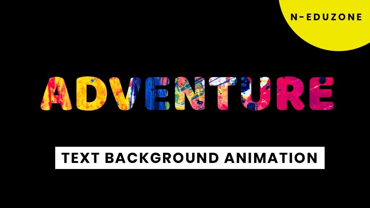 HTML CSS Text Animation Tutorial | CSS Text Background Animation