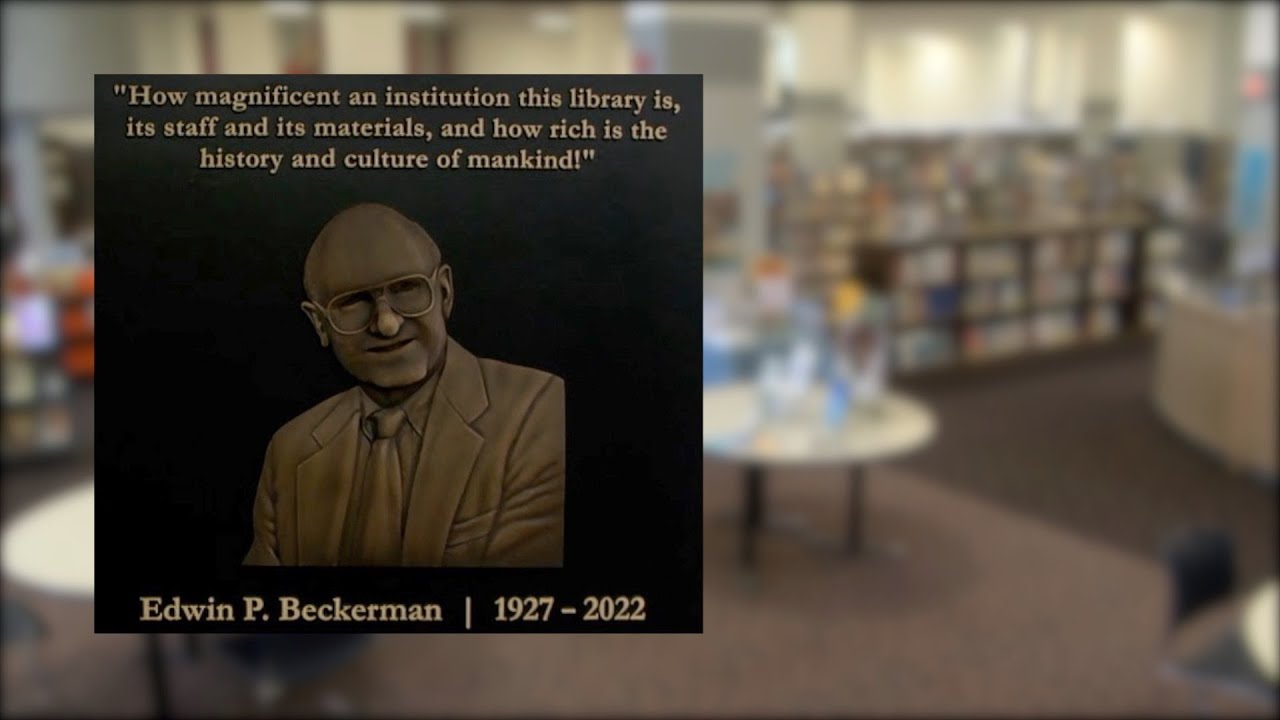 Memorial Plaque Dedication; Edwin P. Beckerman. June 25, 2023