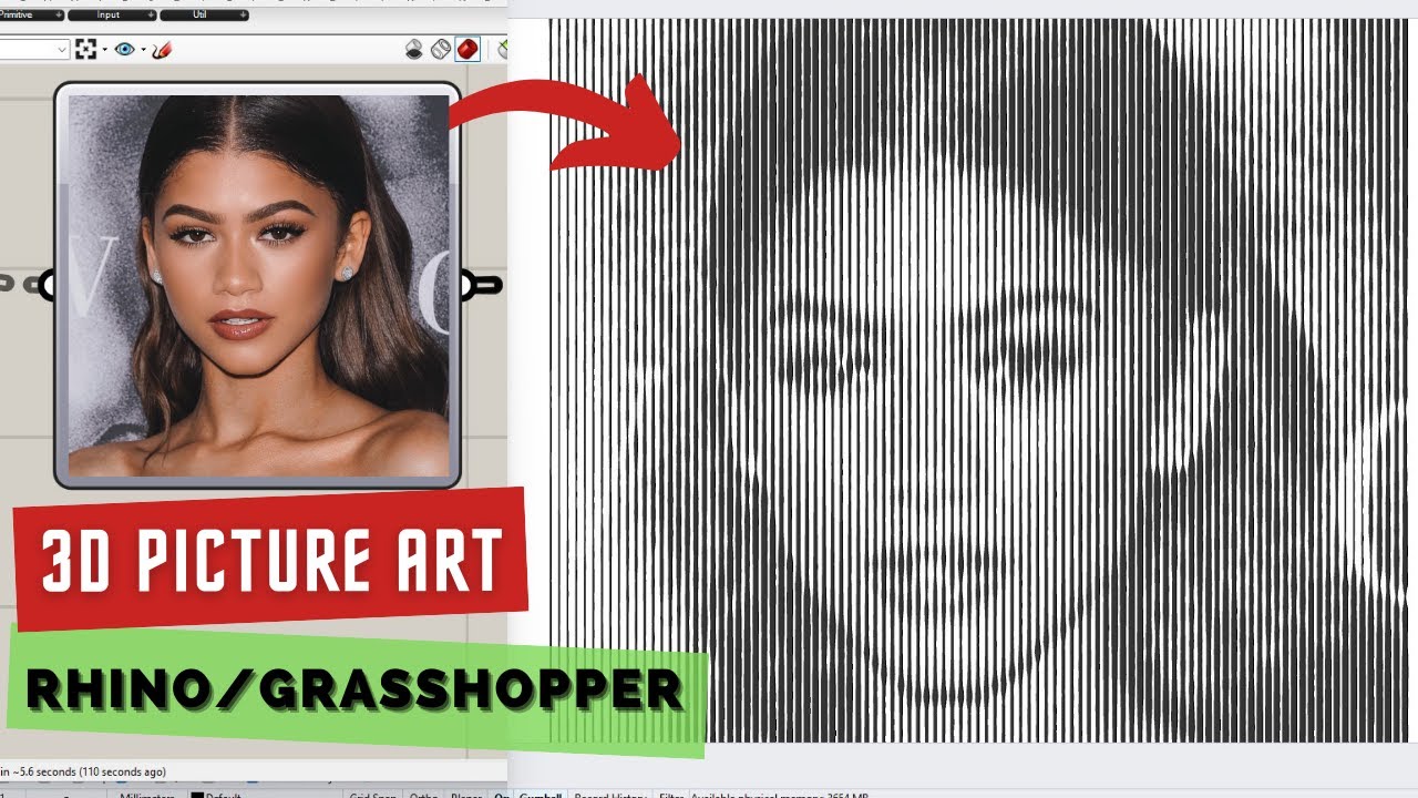 Grasshopper Tutorial | 3D | IMAGE SAMPLER | Picture Art
