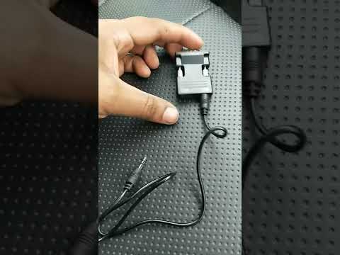 VGA cable to convert HDMI.